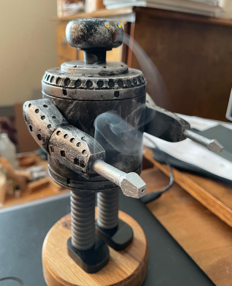 Robot Smoker Incense Burner - Etsy