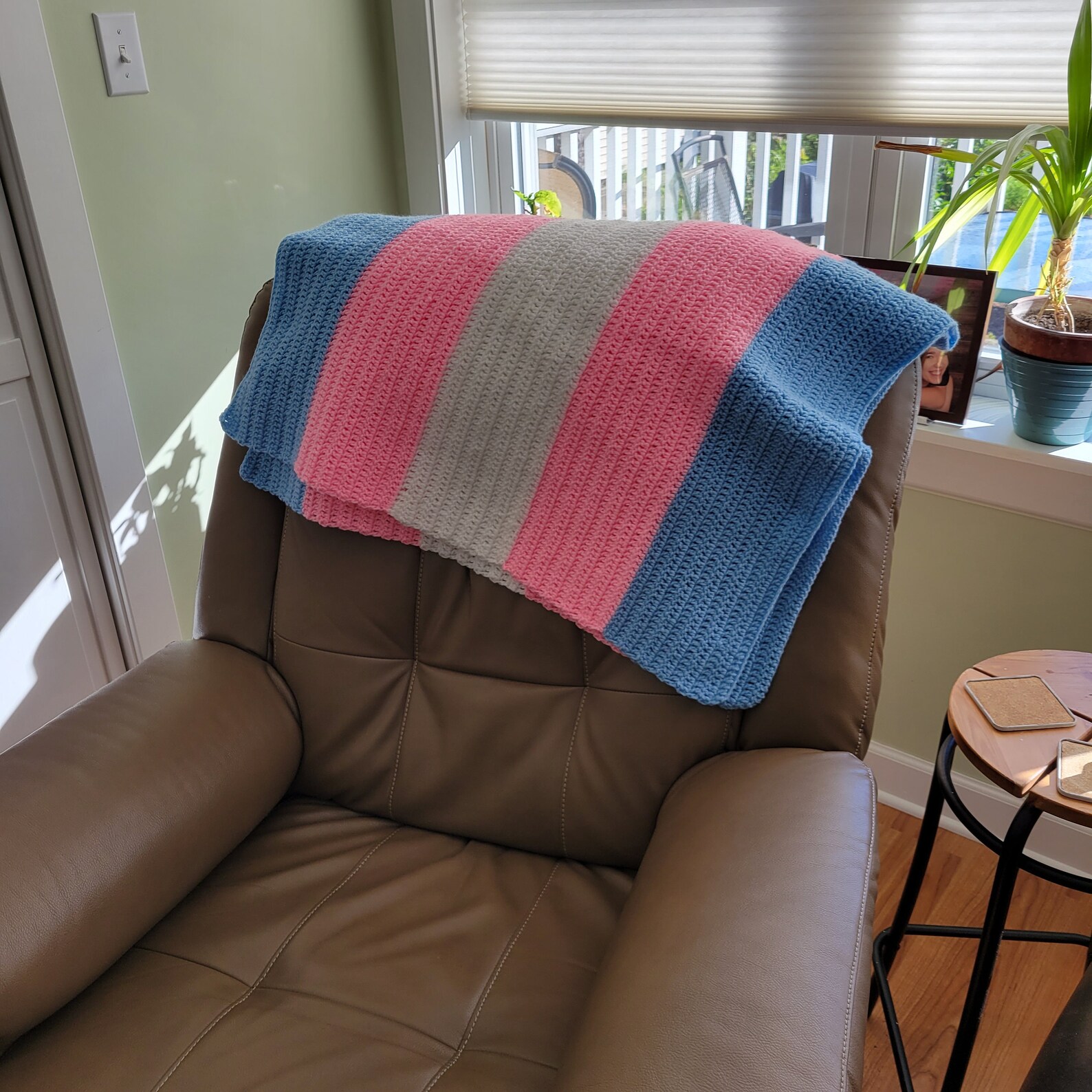 Transgender Pride Flag Inspired Blanket - Etsy