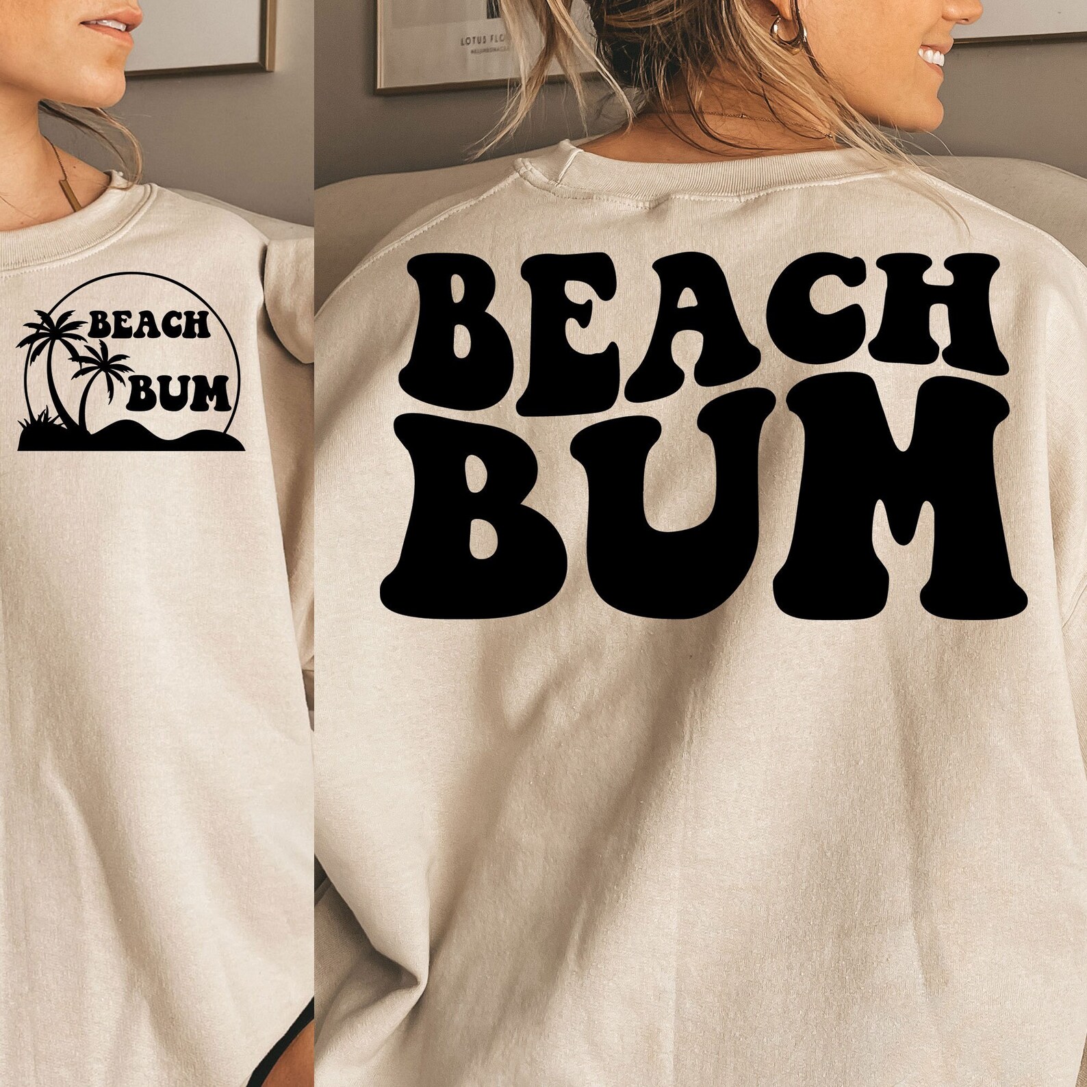 Beach Bum Svg Summer Vibes Svg Beach Vibes Svg Vacation - Etsy