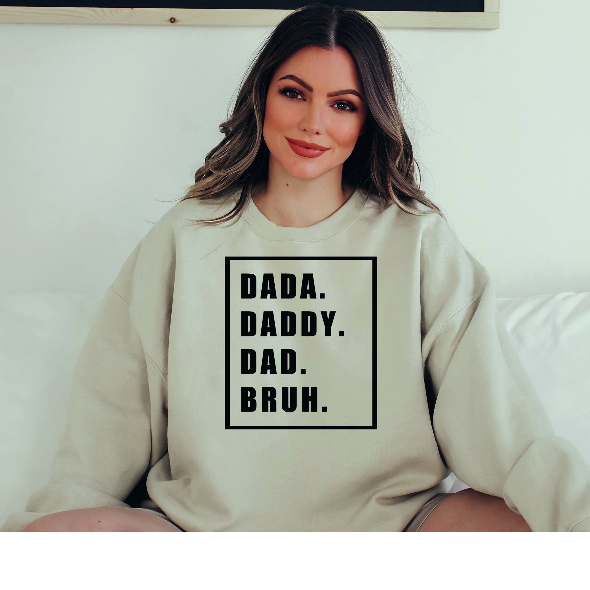 Dada Daddy Dad Bruh SVG Día del Padre SVG Papá Quote SVG - Etsy México