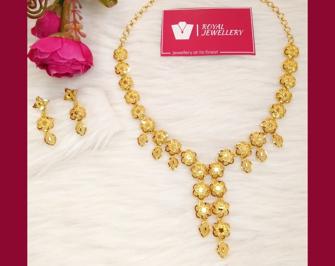 24 Carat Gold Plated Indian/pakistani/dubai/kuwaiti/african Jewellery ...