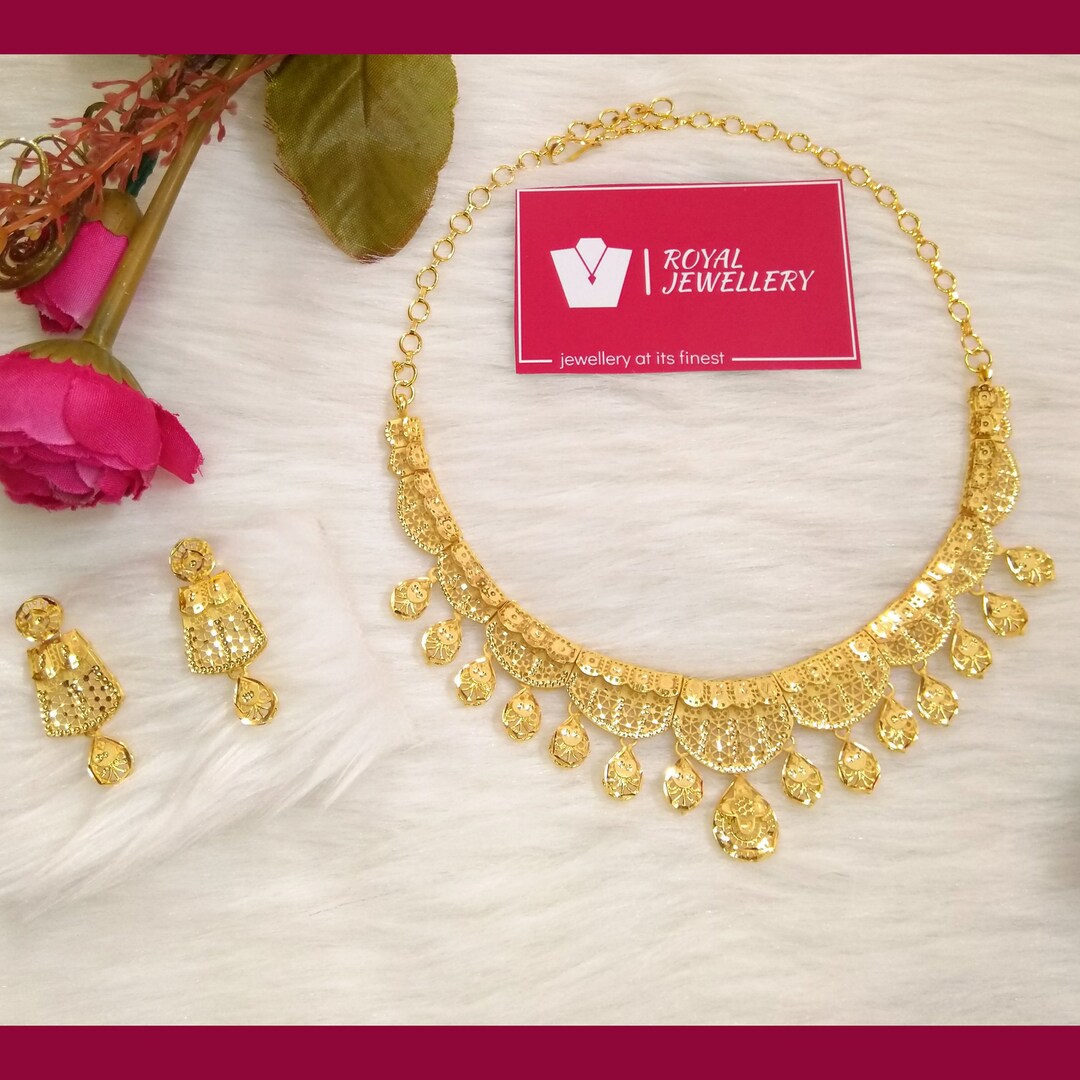 24 Carat Gold Plated Indian/pakistani/dubai/kuwaiti/african Jewellery ...