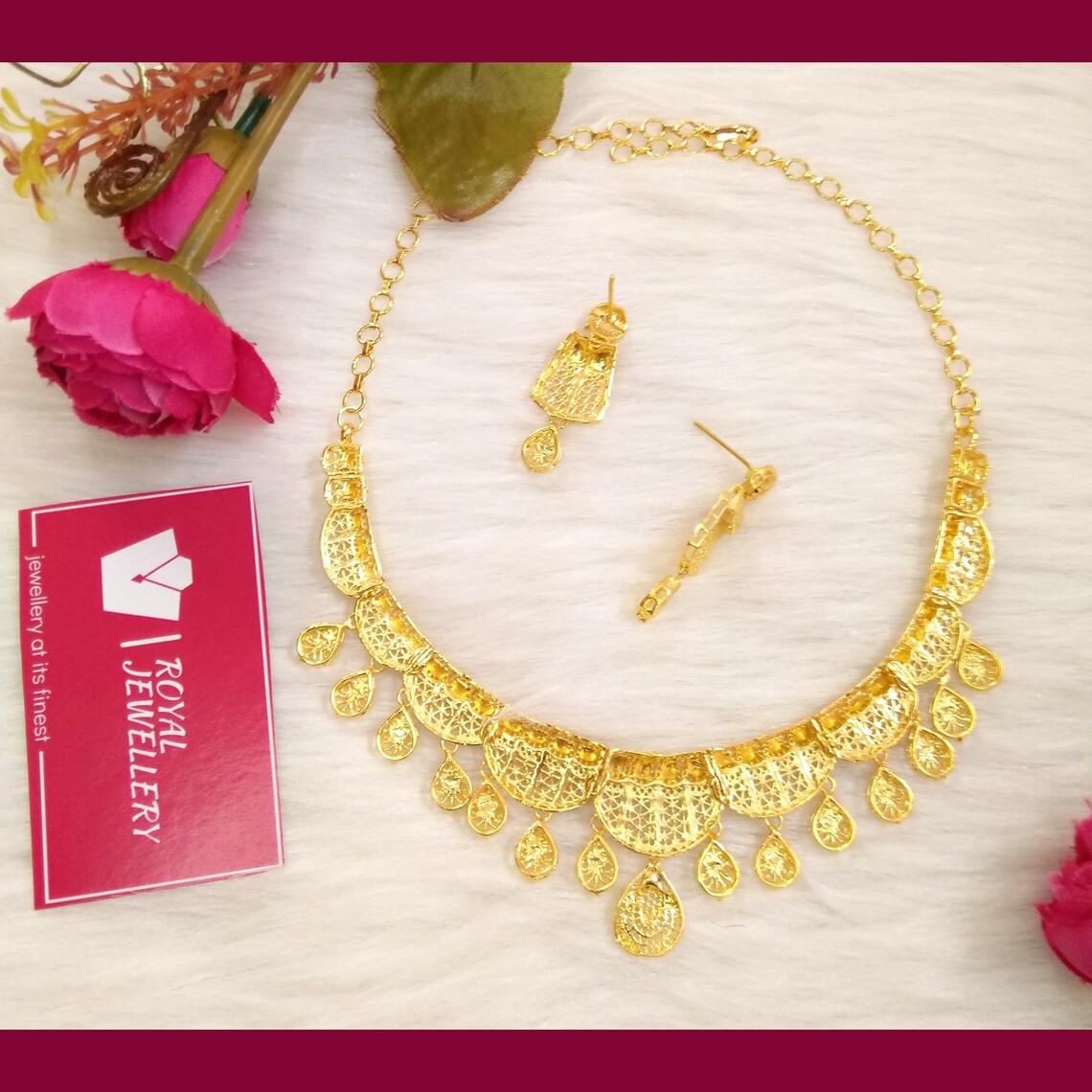 24 Carat Gold Plated Indian/pakistani/dubai/kuwaiti/african Jewellery ...