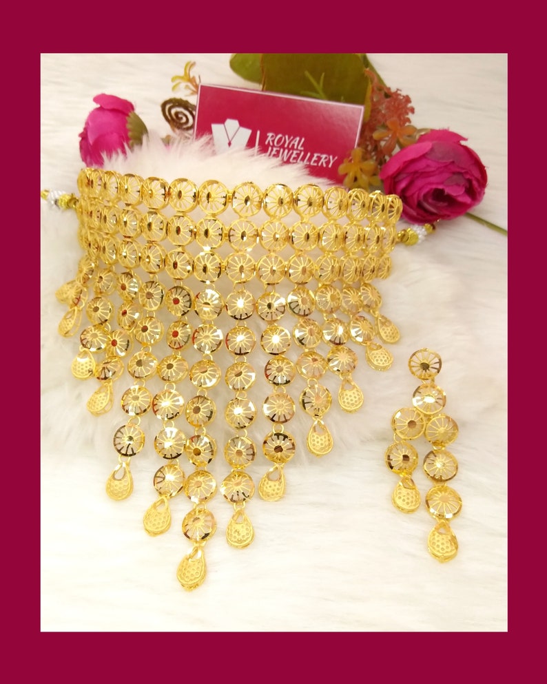 24 Carat Gold Plated Indian/pakistani/dubai/kuwaiti/african Jewellery ...