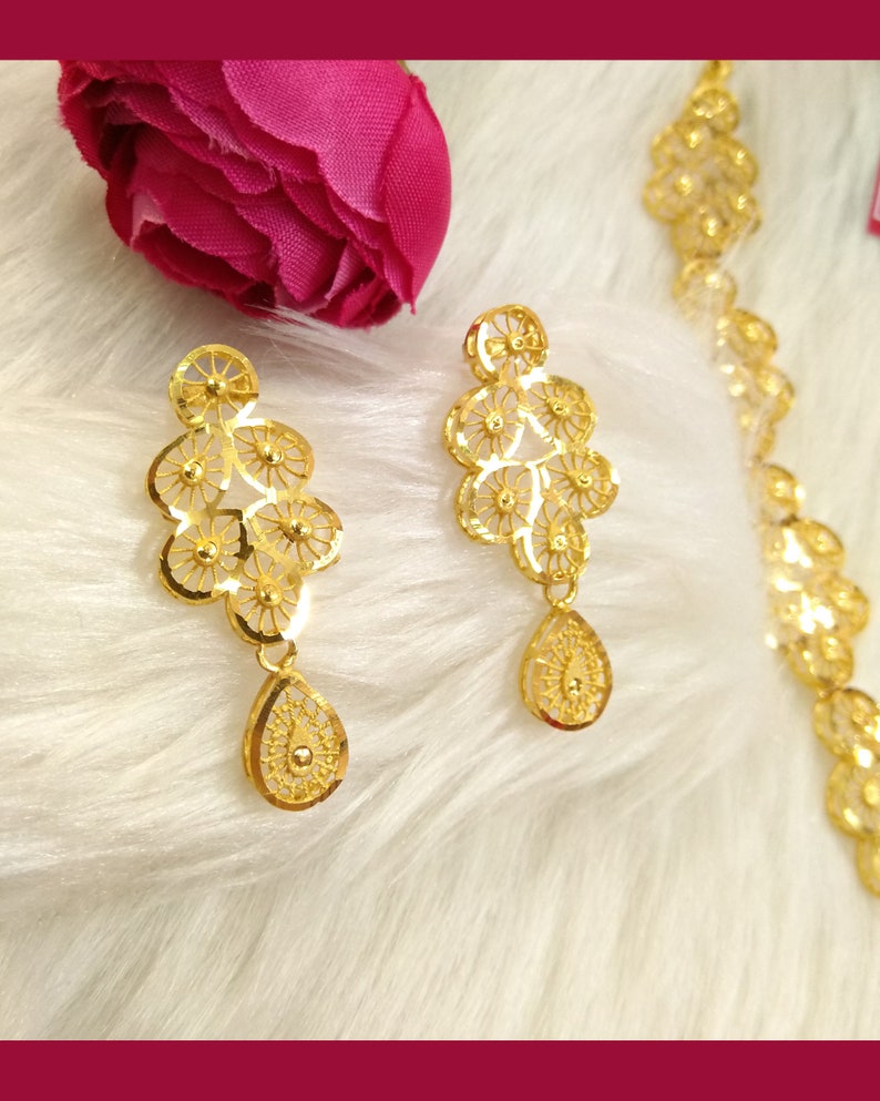 24 Carat Gold Plated Indian/pakistani/dubai/kuwaiti/african Jewellery ...