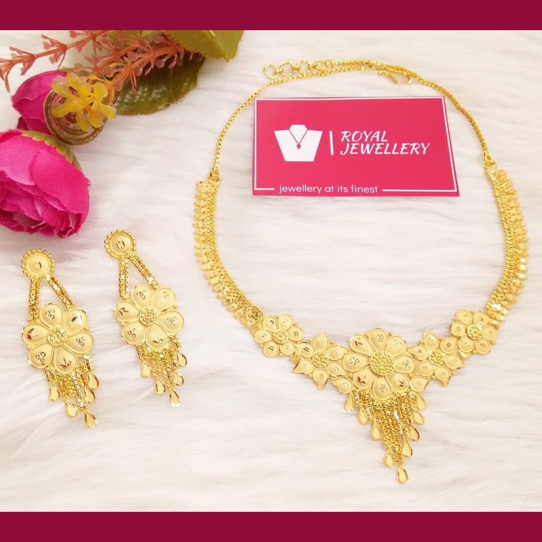 24 Carat Gold Plated Indian/pakistani/dubai/kuwaiti/african Jewellery ...