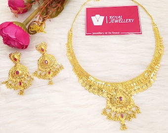 24 Carat Gold Plated Indian/pakistani/dubai/kuwaiti/african Jewellery ...