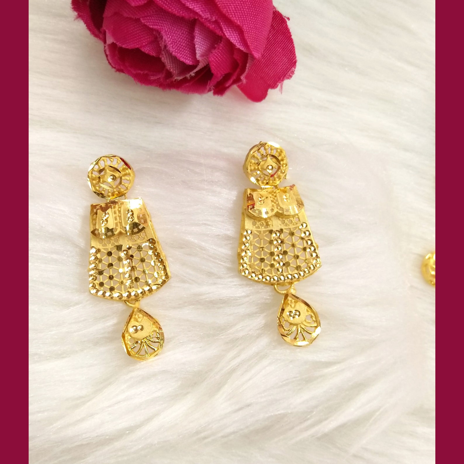 24 Carat Gold Plated Indian/pakistani/dubai/kuwaiti/african Jewellery ...