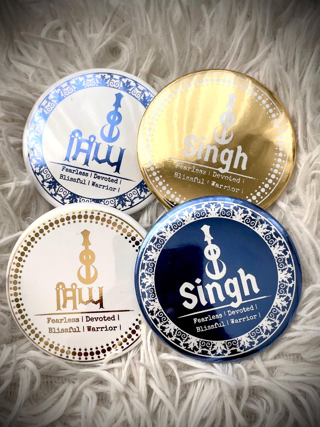 Singh Button Pins | Guru Nanak | Sikh | Khalsa | Vaheguru | Singh ...