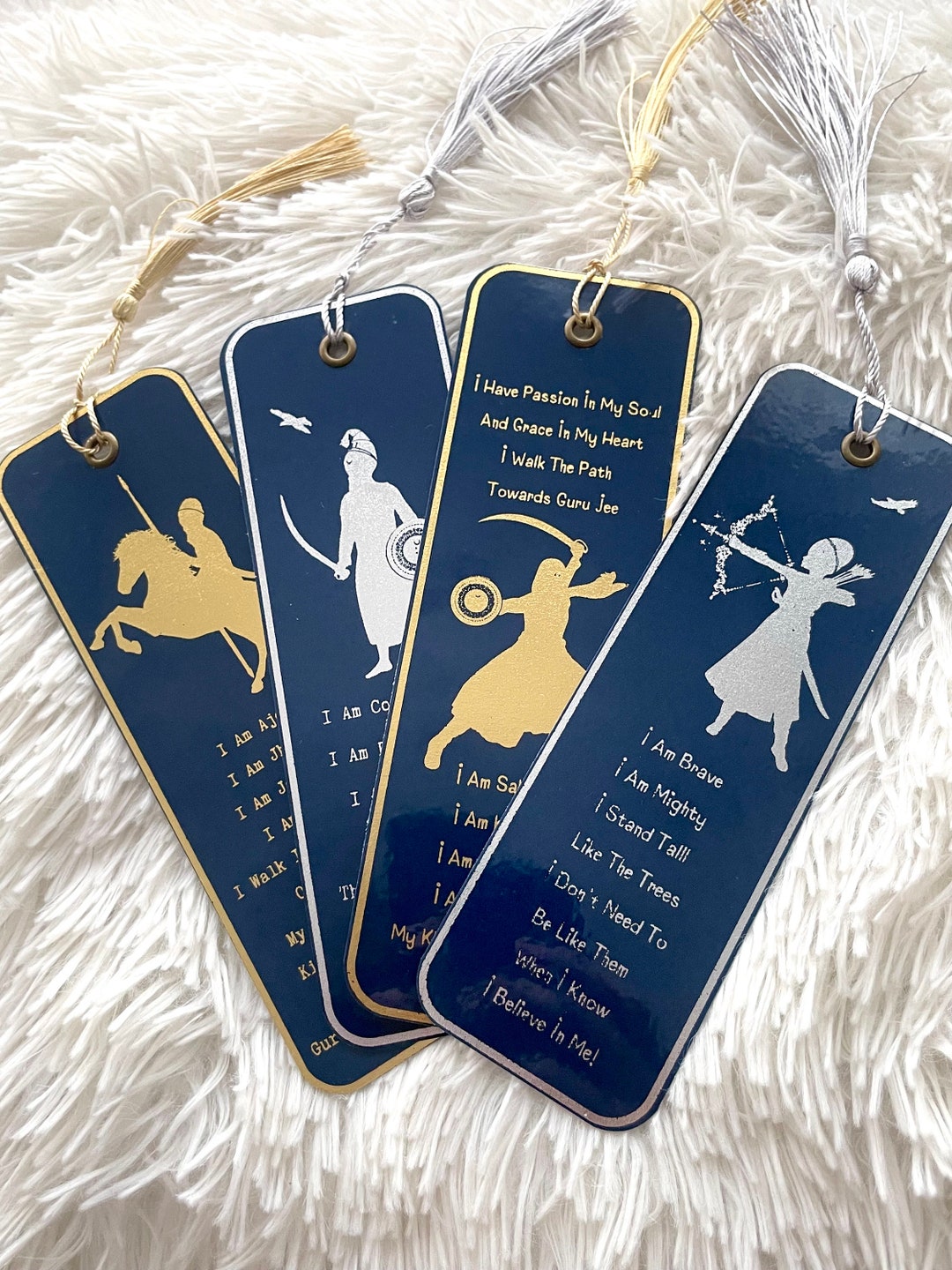Sikh Affirmation Bookmark: Singh and Kaur - Etsy