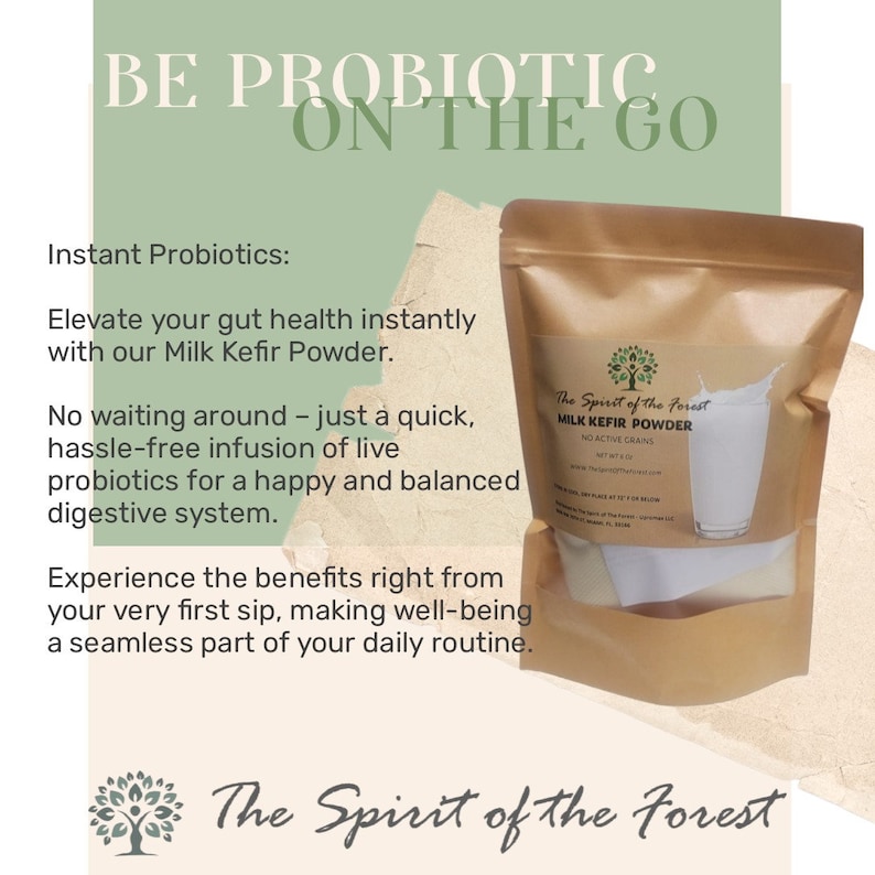 Organic Milk Kefir Powder Ready No Maintenace From Live Active ...