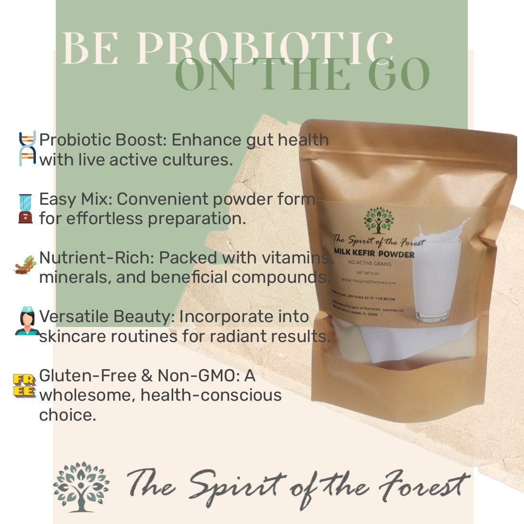 Organic Milk Kefir Powder Ready No Maintenace From Live Active ...