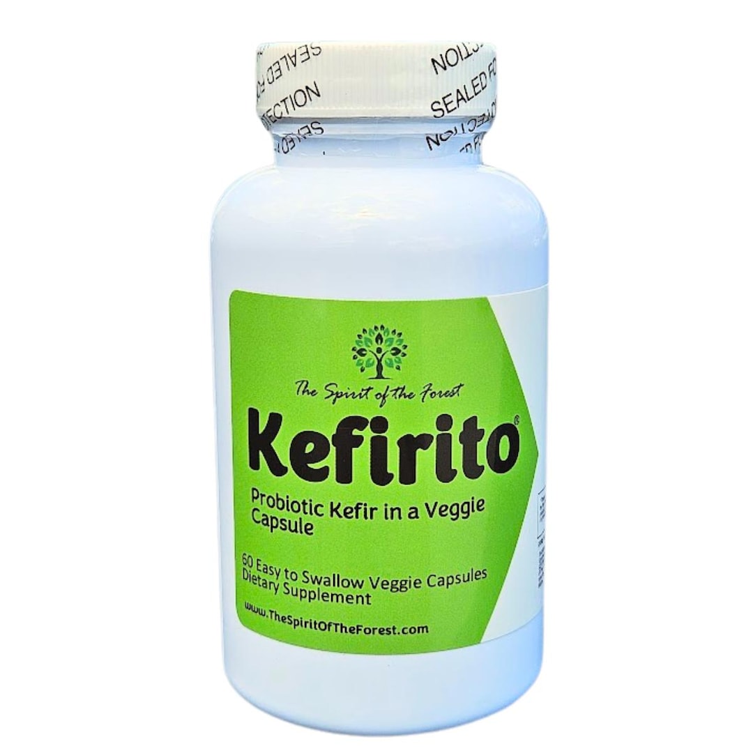 Kefirito Probiotic Kefir Capsules, 50 Billion CFU - 60 Veggie Capsules ...