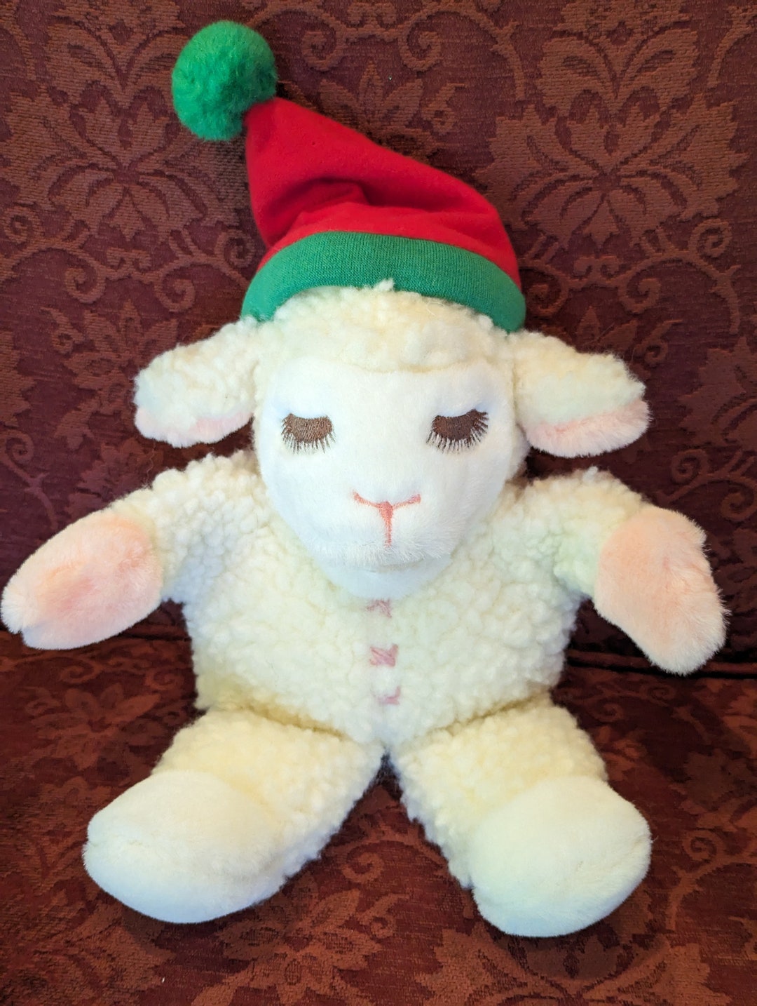 Vintage Lamp Chop Hand Puppet Plush Exclusive Avon 1991 Shari Lewis ...