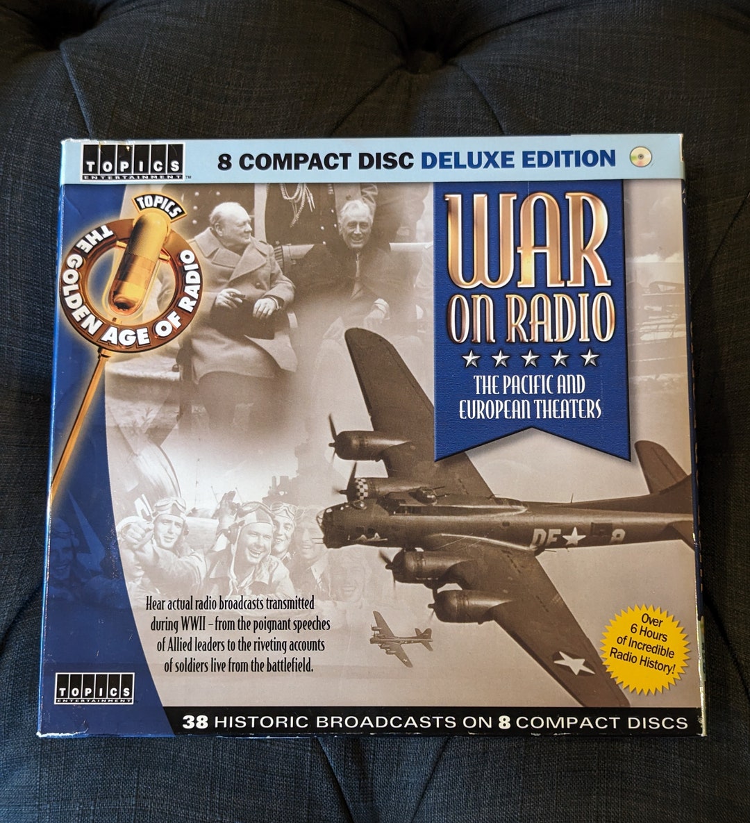 War on Radio WWII Pacific and European Theaters 8 Cds Deluxe Edition of ...