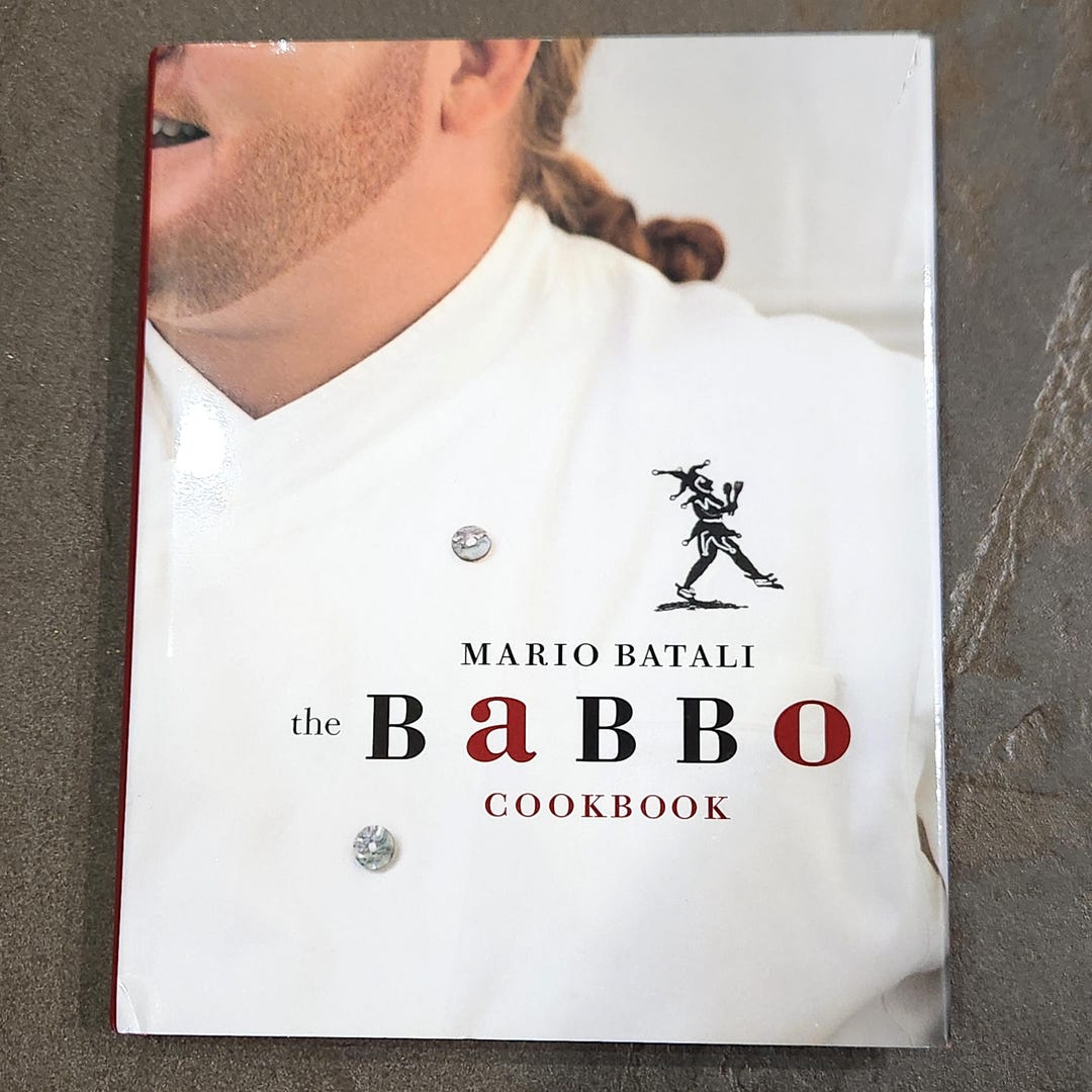Mario Batali the Babbo Cookbook 2002 First Edition Hardcover With Dust ...
