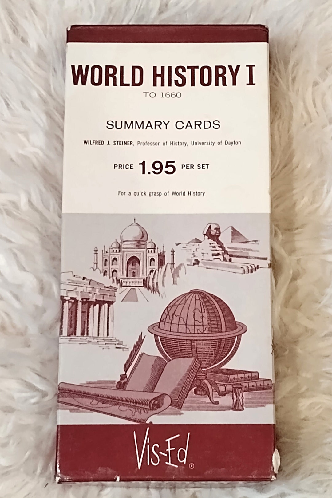 Vintage Educational Flashcards / World History Set Number 1 Summary ...