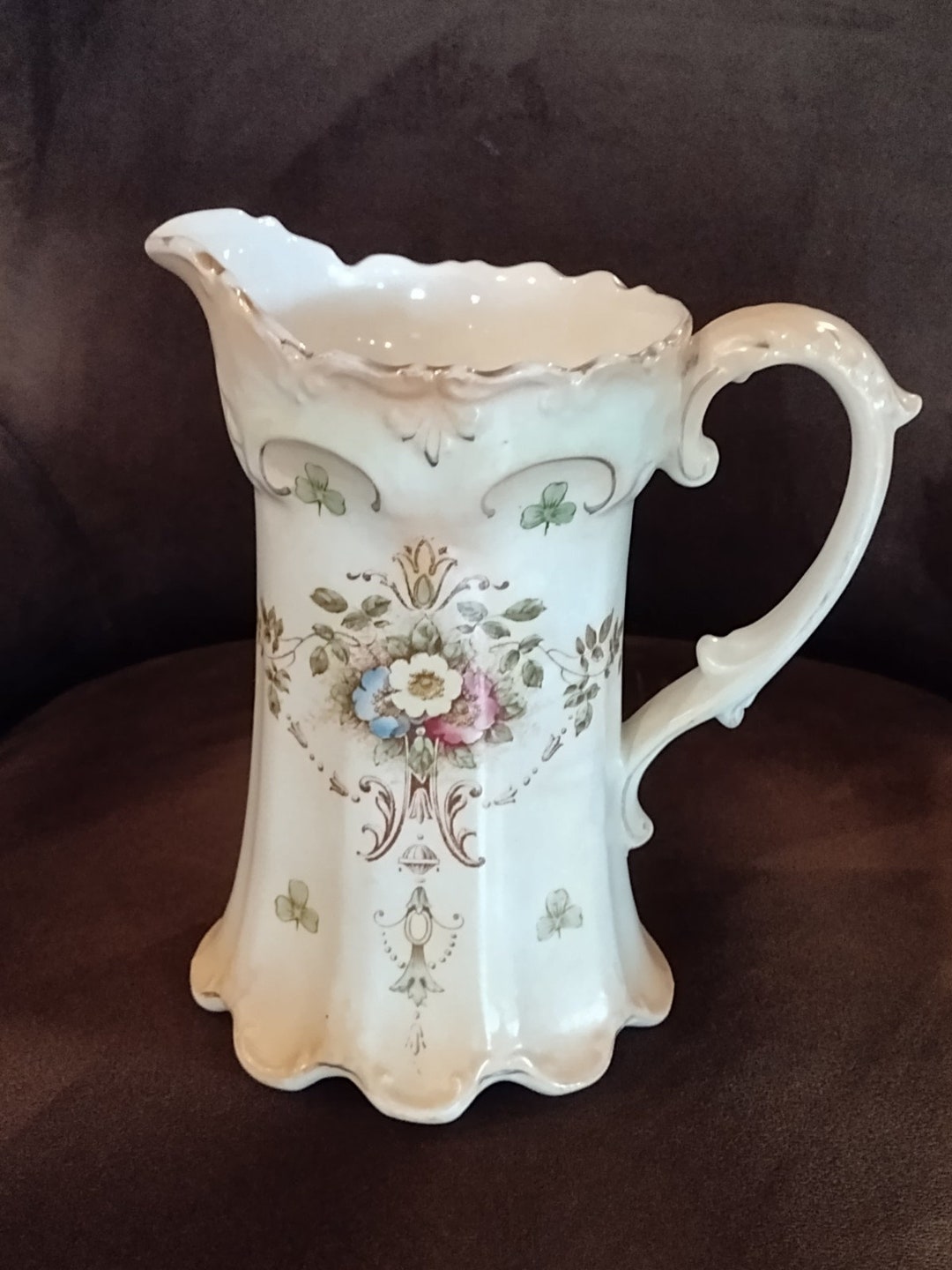 Crown Devon Antique Pitcher SF & Co Stoke on Trent England / Briar ...