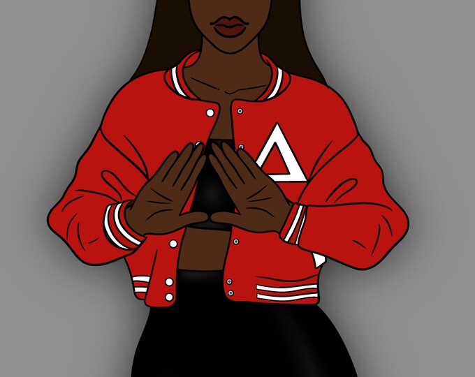 Delta Pre Drawn Canvas - Etsy