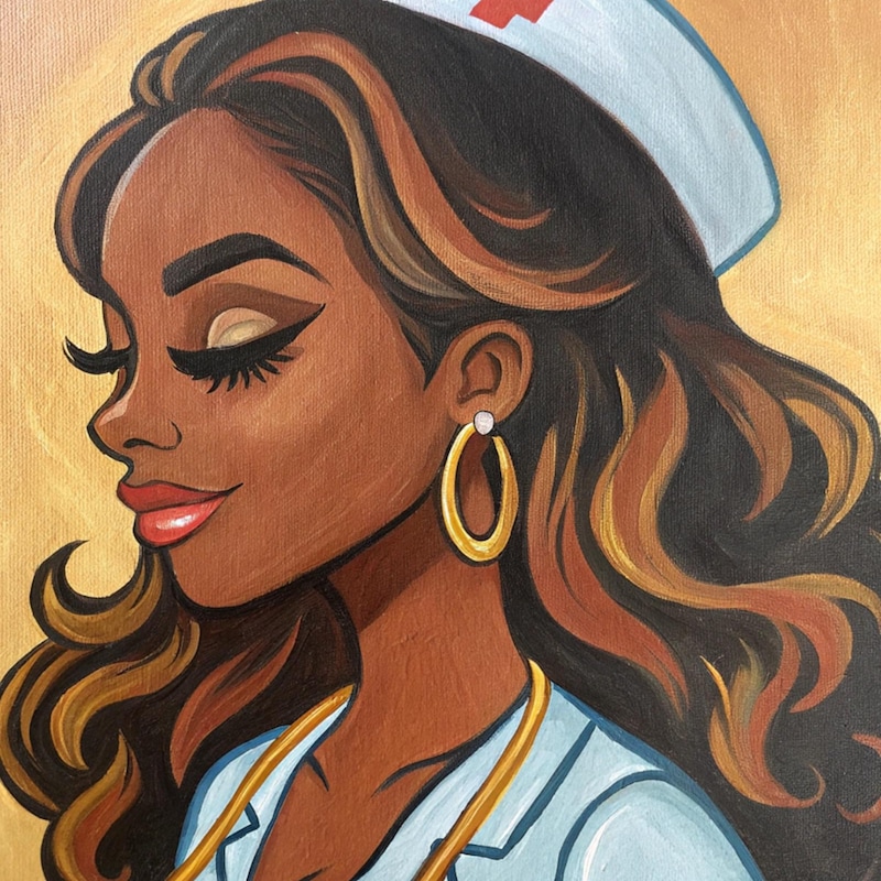 Nurse Paintings - Etsy