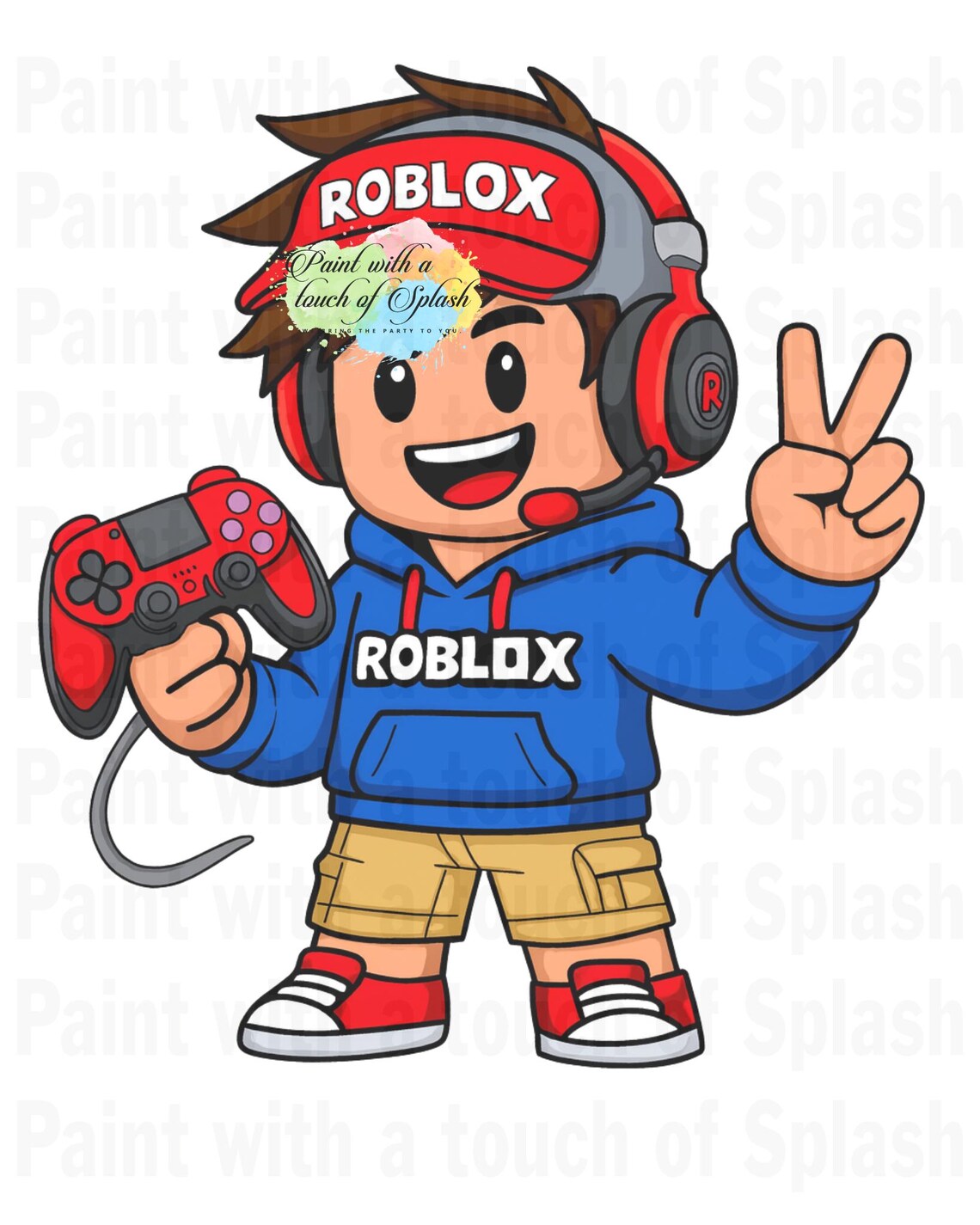 Roblox Gamer Boy/ Paint Kits - Etsy