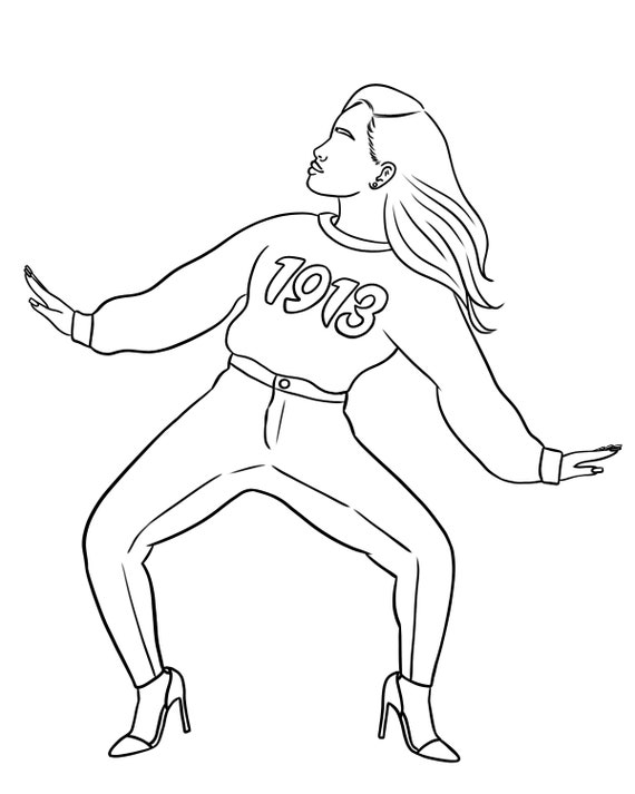 Delta Pre Drawn Canvas - Etsy