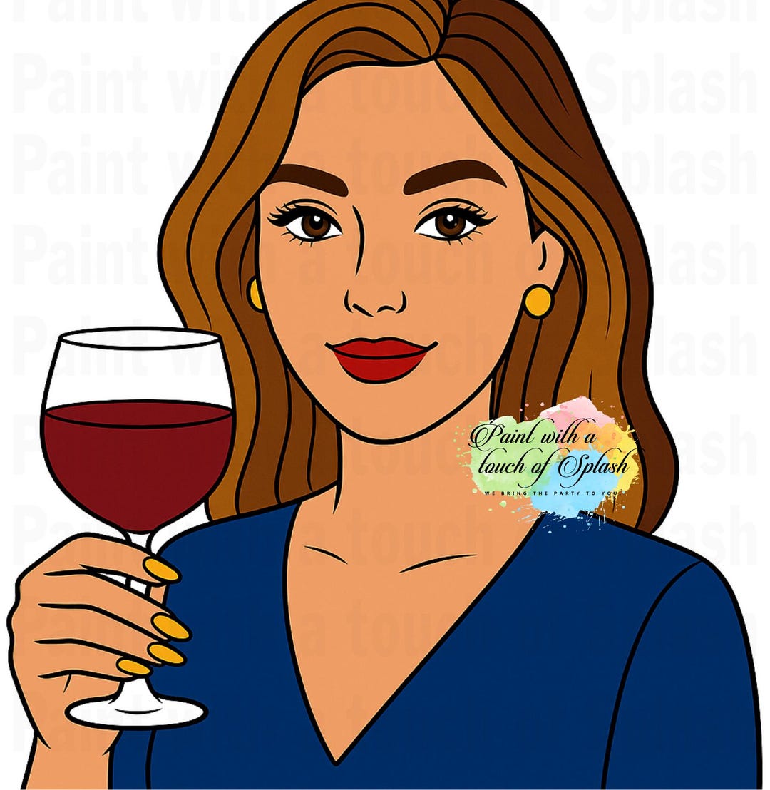 Red Wine Time/ Paint Kits/ Ladies Night Out - Etsy