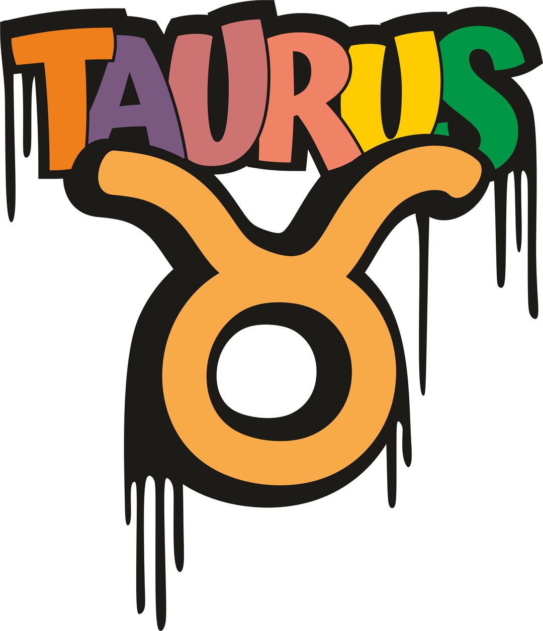 Taurus Dripping - Etsy
