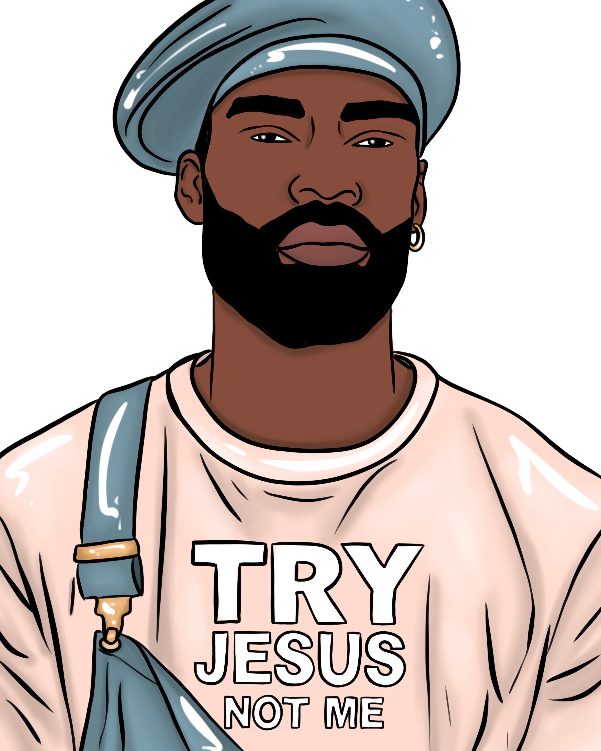 Try Jesus Not Me (man) - Etsy