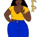 Sigma Gamma Rho Lady - Etsy