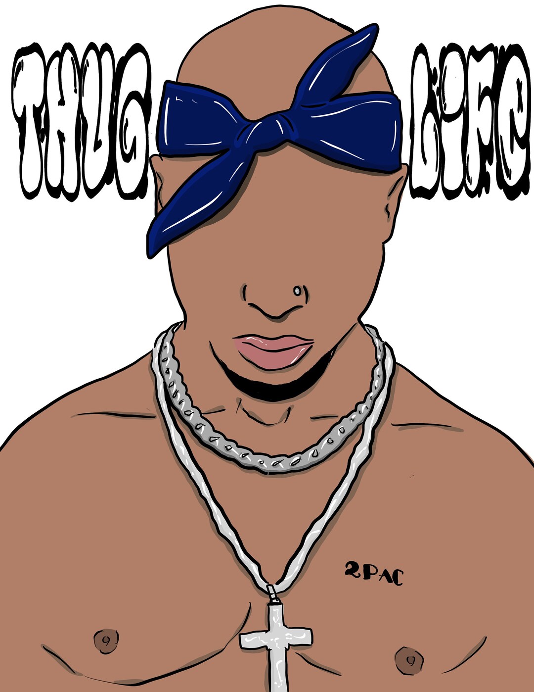 Thug Life 2 Pac - Etsy