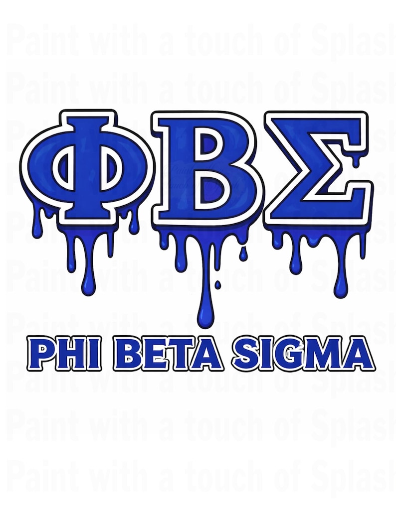 Phi Beta Sigma Letters/ Paint Kits - Etsy