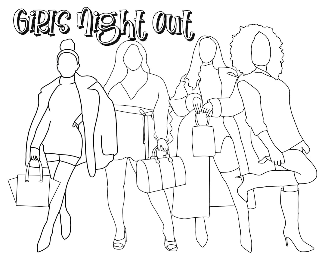 Girl's Night Out - Etsy