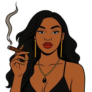 Lady Smoke - Etsy
