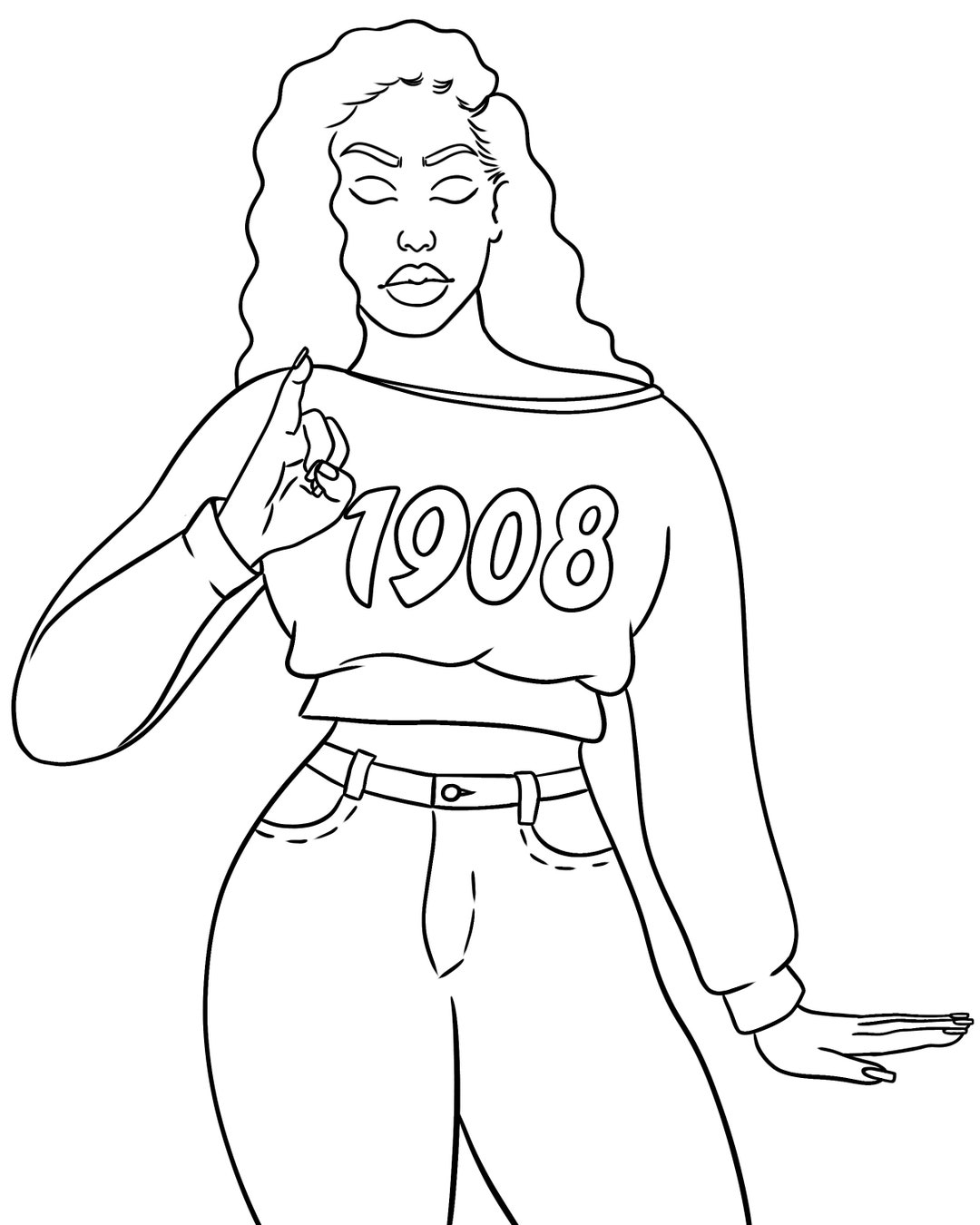 AKA Pre Drawn Canvas - Etsy