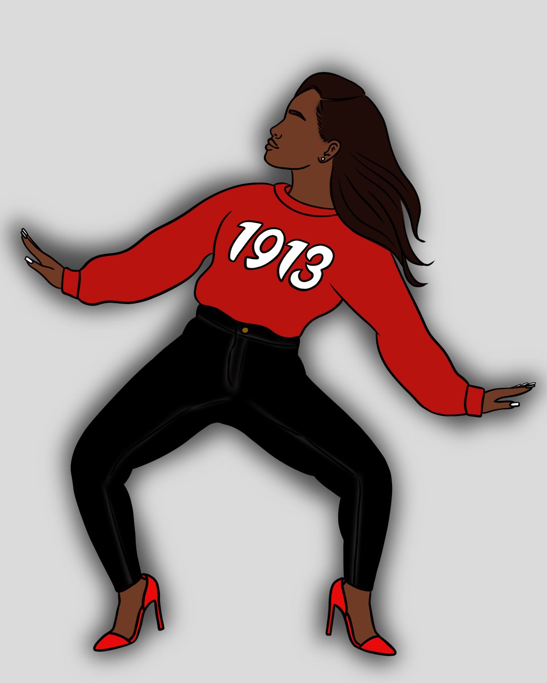 Delta Pre Drawn Canvas - Etsy