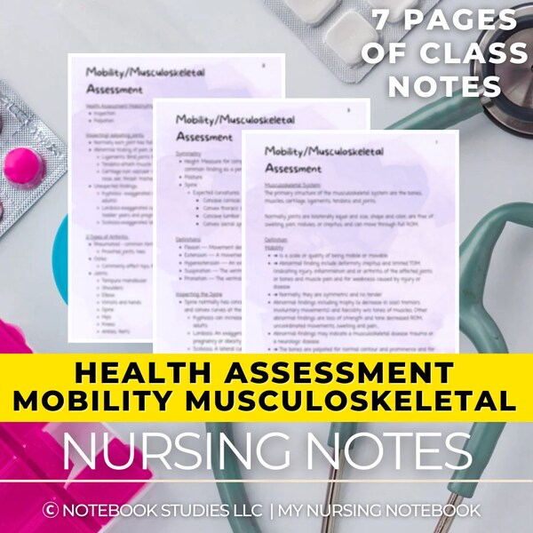 Musculoskeletal Assessment - Etsy