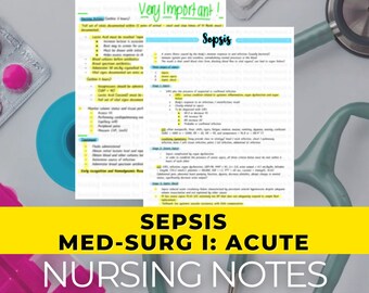 Sepsis Nursing - Etsy