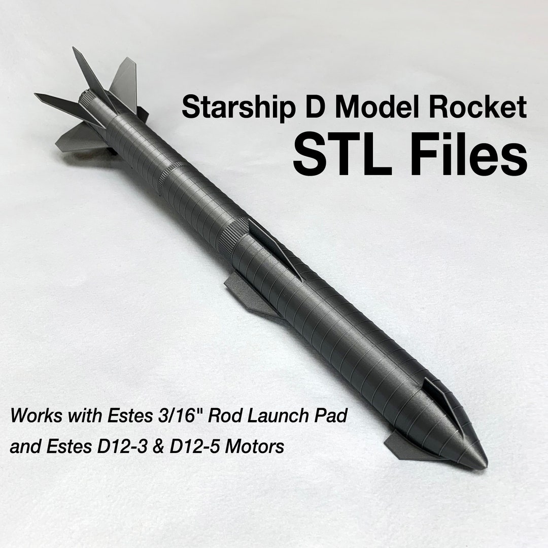 Starship D STL Files Digital Download - Etsy Australia