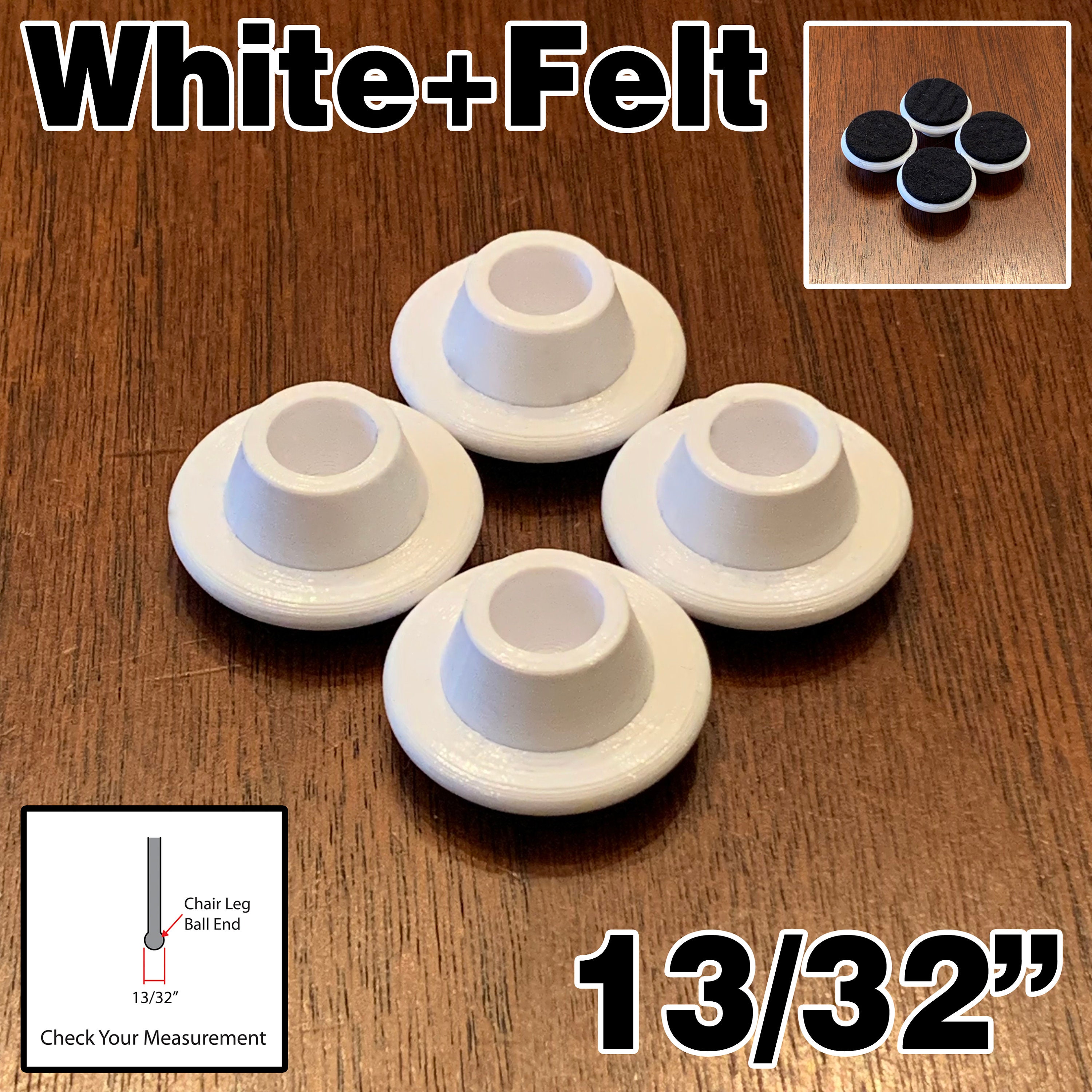 Replacement Chair Glides - Set of 4 - Etsy