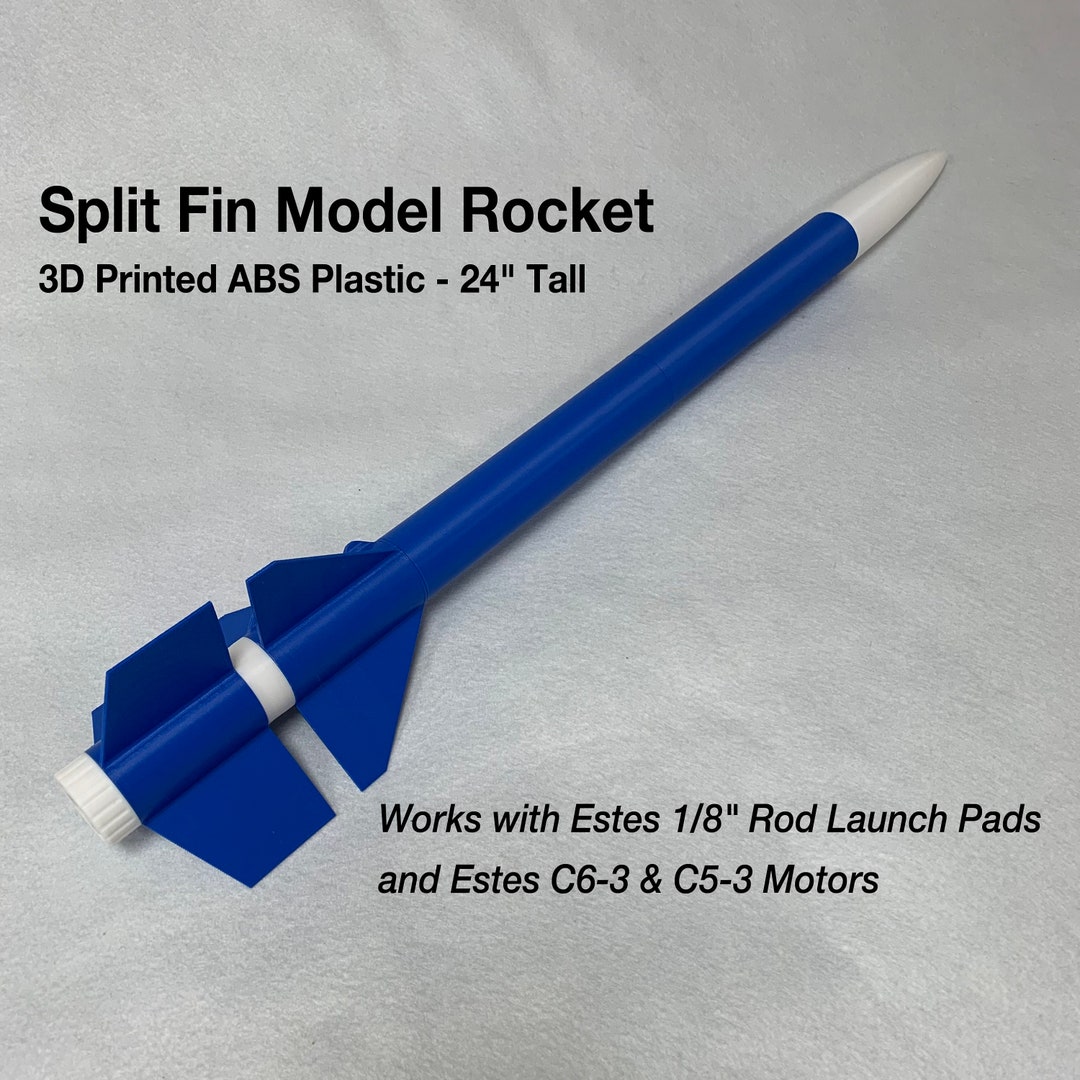 Split Fin Rocket Flying Model Rocket - Etsy