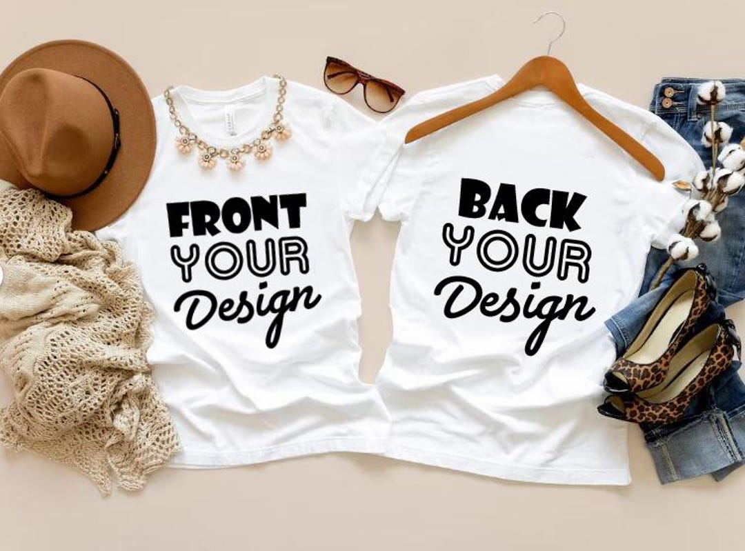 Front and Back Custom Shirt, Custom Shirt, Inspired Shirt, Custom Shirt ...