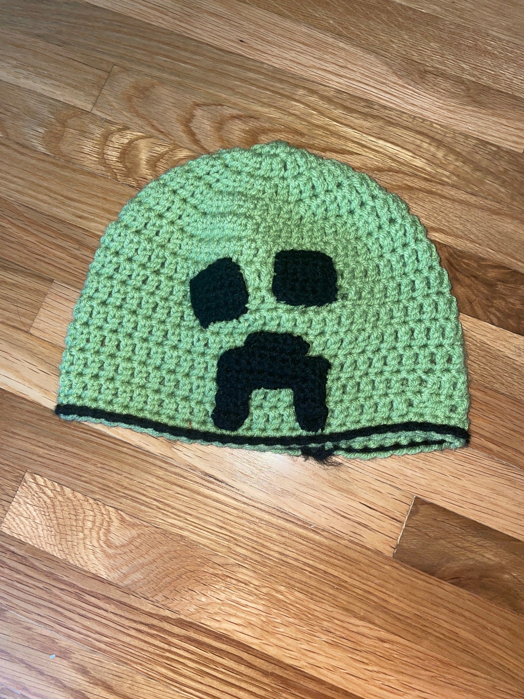 Boys Minecraft Creeper Hat - Etsy
