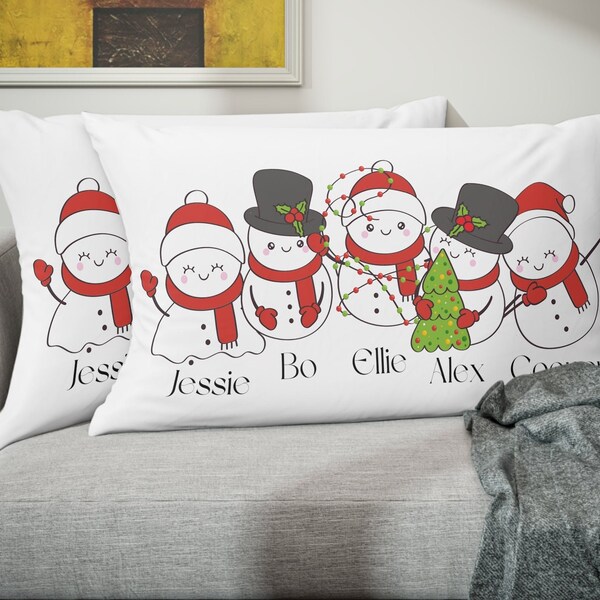 Snowman Pillow - Etsy
