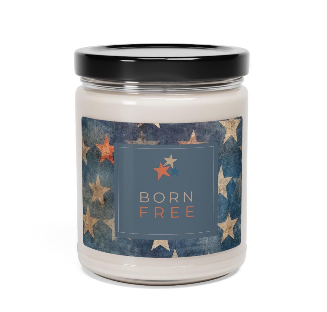 We the People Candle American Flag USA Merica Candle Fourth of July Red ...