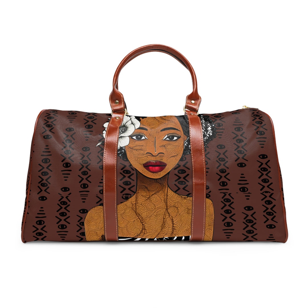 African American Travel Bag Waterproof Duffle Bag Gift for Black Woman ...