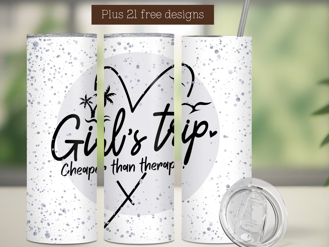 Girls Trip Tumbler Wrap Girls Beach Trip 2024 Tumbler Wrap Sister Beach ...