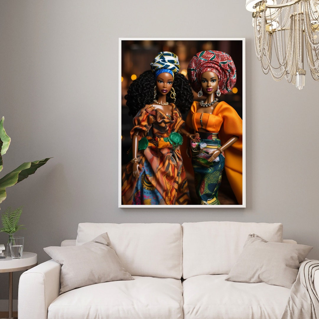 Black Barbs Barbie Clipart African American Dolls Art Barbie - Etsy