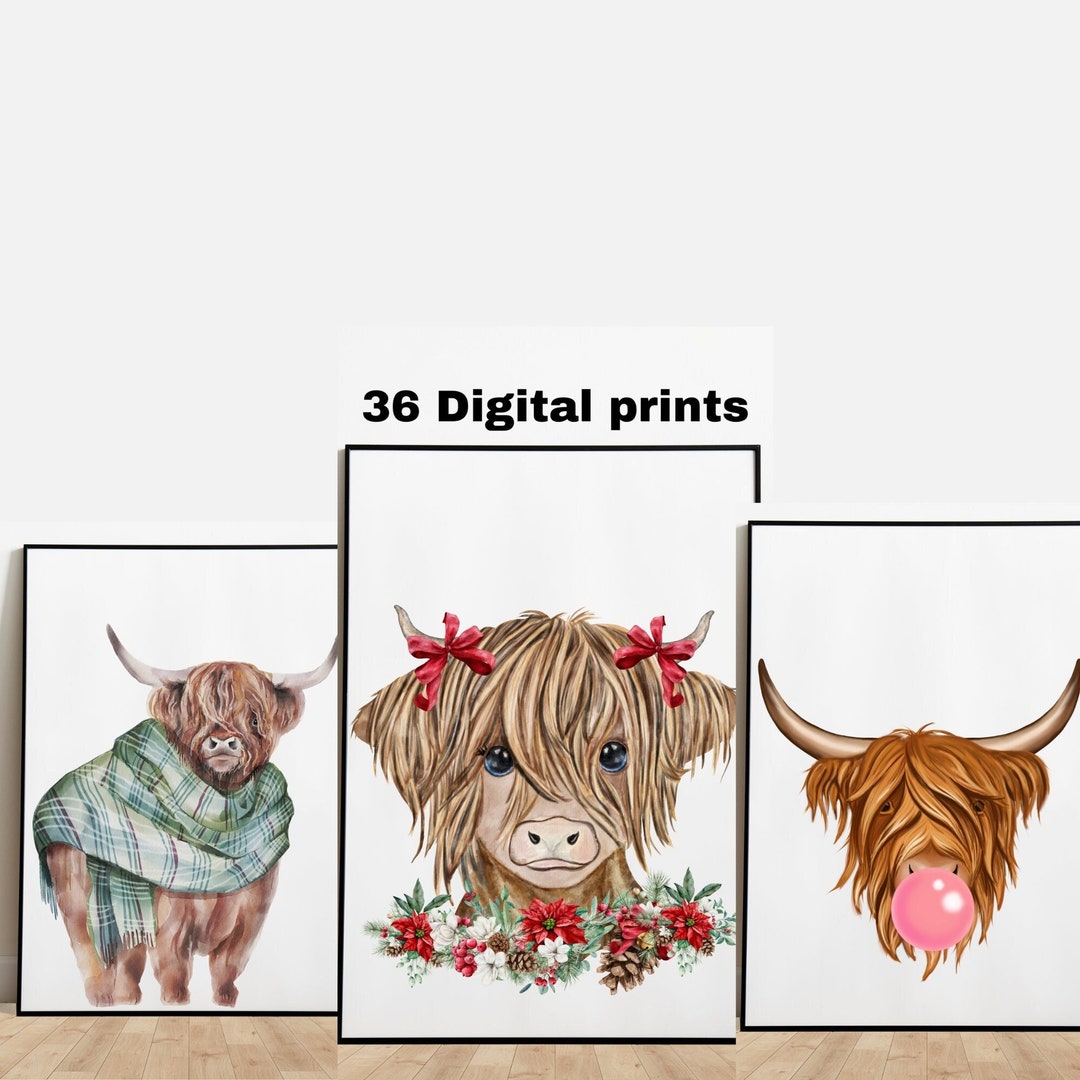 Cow, Highland Cow Gnome SVG, Longhorncow Highland, Highlander Cow Svg ...
