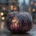 Gothic Pumpkin Clipart Bundle | Dark Victorian Pumpkins PNG | Halloween ...